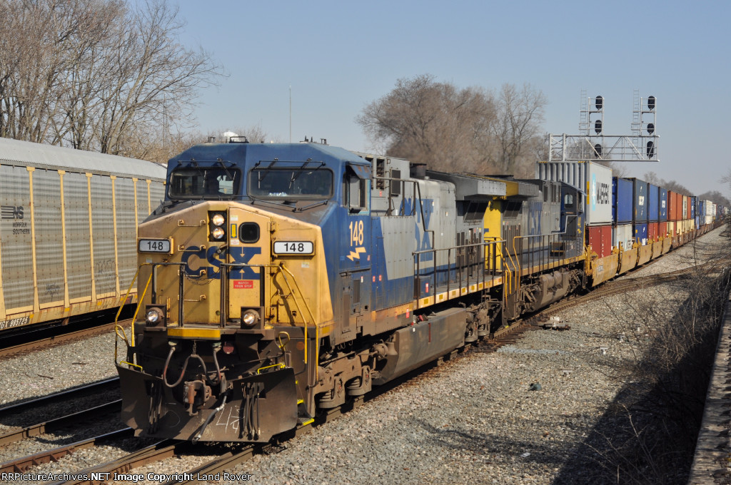 CSXT 148 On CSX Q 143 Southbound